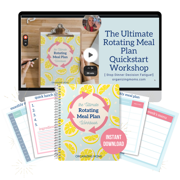 The Ultimate Rotating Meal Plan Workbook System - Printable Set ...